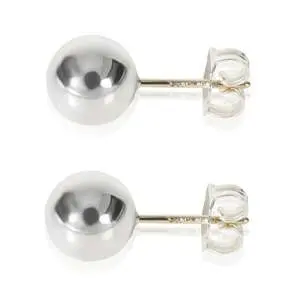 Tiffany & Co. Sterling Silver 8mm Hardwear Ball Earrings