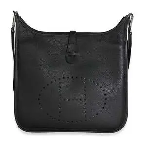 HERMÈS Clemence Evelyne Iii Pm 29 Phw - Black