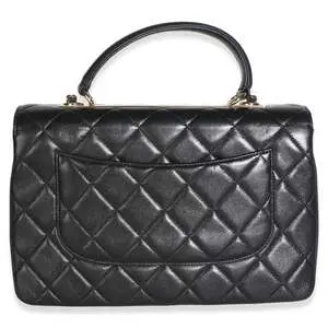 Chanel Quilted Lambskin Trendy Top Handle Bag