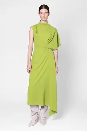ROKSANDA Asymetric Crepe Elva Dress - Meadow