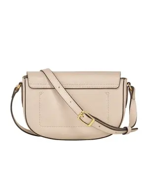 Longchamp S Épure Logo-debossed Crossbody Bag - Nude