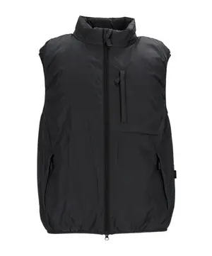 Aspesi Stand Collar Vest - Gray