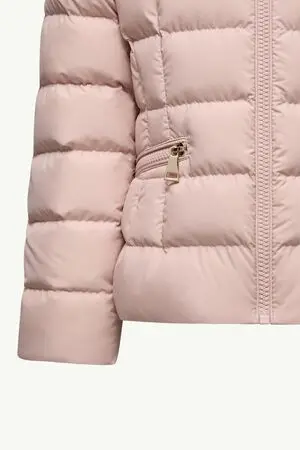 Moncler Boedette Hooded Shearling-trimmed Down Jacket