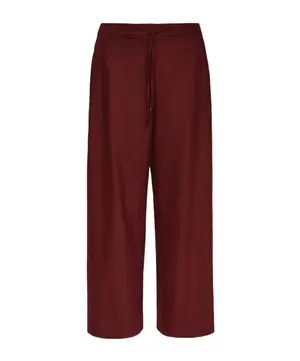 Max Mara Smmfloria Drawstring Pants - Bordeaux