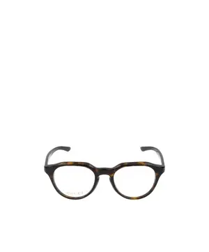 Gucci Oval Frame Glasses - Havana