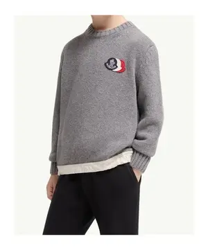 Moncler Wool Cashmere Knit Sweater