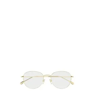 Gucci Oval Frame Glasses - Gold