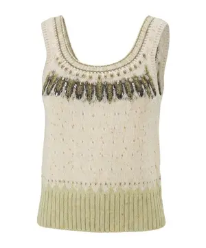 Ermanno Scervino Ribbed Camisole