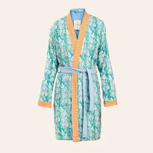 ZSA ZSA ZSU Tabea Bathrobes 100% Cotton Luxe Comfort Bathrobe - Green