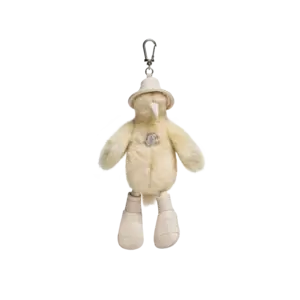 Moncler Duck-shaped Key Ring - Beige