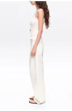 Bimba Y Lola Denim Barrel Leg Trousers With 5-pockets