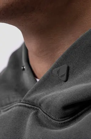 ASRV Tech Essential Distressed Hoodie - Faded Grey