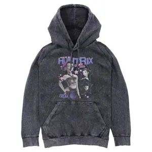 KPOP DEMON HUNTERS Huntrix Zoey Graphic Hoodie - Black