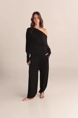 TRISKEL Stellar Asymmetric Drape Top