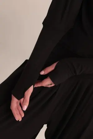 TRISKEL Stellar Asymmetric Drape Top