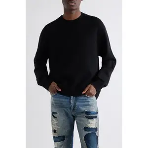 Acne Studios Klimis Cashmere Blend Sweater - Black