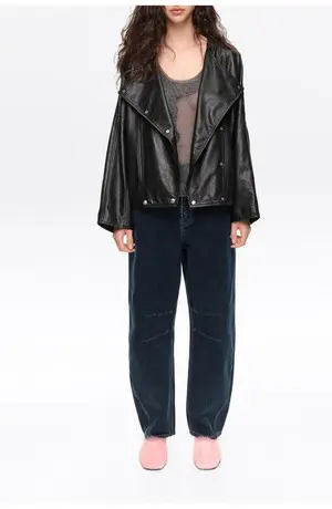 Bimba Y Lola Metallic Openwork Fitted Top