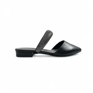 KNEETOES Ridgeley Embellished Pointed-toe Mules - Black