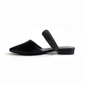 KNEETOES Ridgeley Embellished Pointed-toe Mules - Black