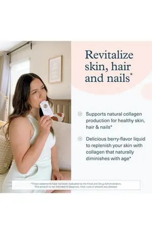 YOUTHEORY Collagen Liquid Hydrolyzed Peptides Hair Nail Joint Supplement 1 Oz