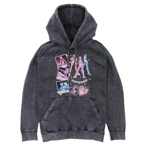KPOP DEMON HUNTERS K-pop Demon Hunters Huntrix Graphic Hoodie - Black