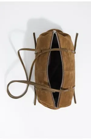 Bimba Y Lola Suede Lolita Shoulder Bag