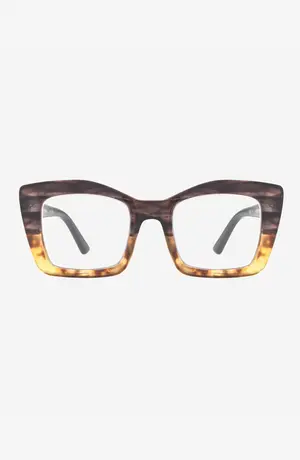 REALITY EYEWEAR Didion Reader Glasses - Turtle Splice