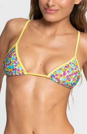 BRIGHT SWIMWEAR Zara Top - Wildflower