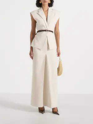 Manière De Voir Regine Maxi Skirt - Natural