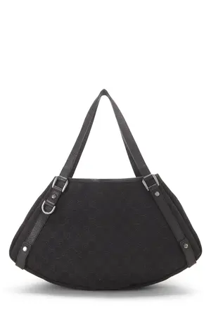Gucci Gg Monogram Tote Bag - Brown