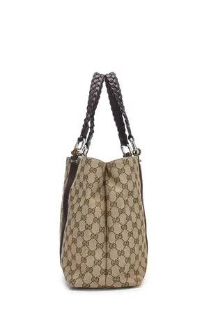 Gucci Original Gg Bamboo Bar Tote