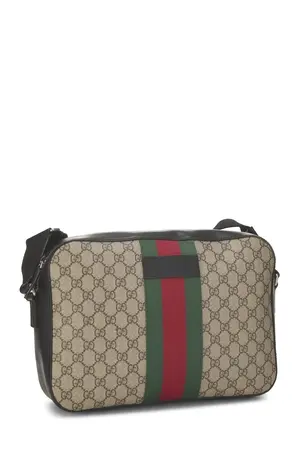 Gucci Original Gg Supreme Canvas Web Messenger