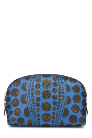 LOUIS VUITTON Yayoi Kusama X Monogram Infinity Dots Pochette Cosmetique - Blue