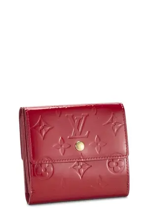 LOUIS VUITTON Monogram Vernis Elise Wallet