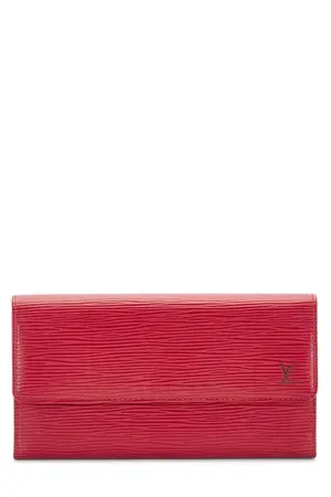 LOUIS VUITTON Epi International Wallet - Red