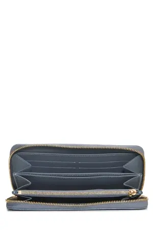 LOUIS VUITTON Blanc Corail Monogram Vernis Zippy Continental Wallet