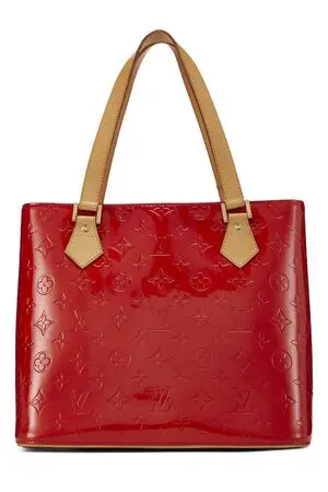 LOUIS VUITTON Cerise Monogram Vernis Houston - Red