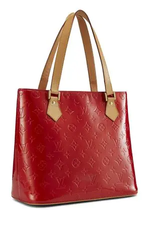 LOUIS VUITTON Cerise Monogram Vernis Houston