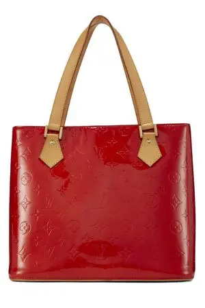 LOUIS VUITTON Cerise Monogram Vernis Houston
