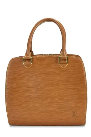 LOUIS VUITTON Cipango Gold Epi Pont Neuf - Brown
