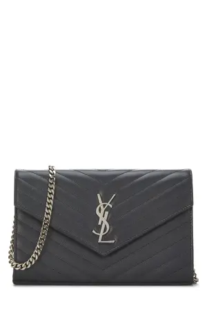 Women's Saint Laurent Monogram Chain Wallets
