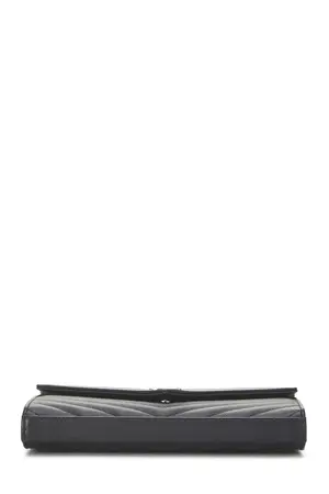 Saint Laurent Grainy Monogram Wallet On Chain