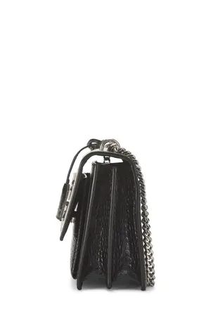 Saint Laurent Embossed Leather Shoulder Bag