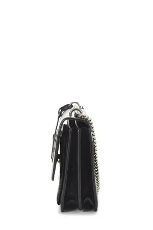 Saint Laurent Embossed Leather Shoulder Bag