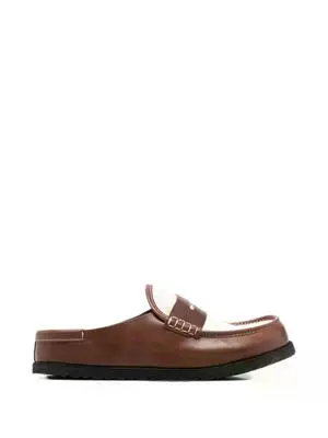 BIRKENSTOCK Naples Penny-strap Mules - Brown