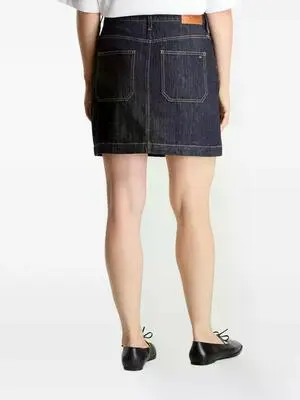 Tommy Hilfiger Button-up Denim Mini Skirt - Blue