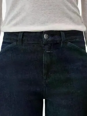 Closed Dark Wash Wide-leg Denim Jeans