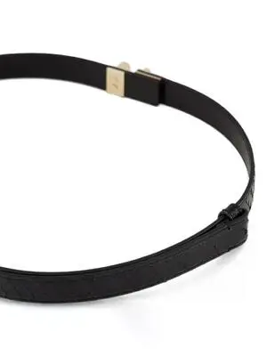 TOM FORD Braided-effect T-clasp Belt