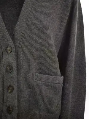 Brunello Cucinelli Ribbed-knit Cashmere Cardigan