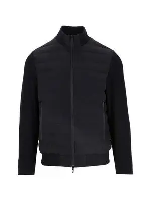 Emporio Armani Quilted Down Jacket - Black